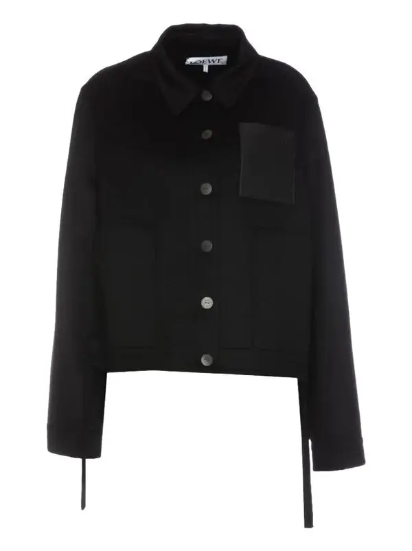 Loewe Relaxed Fit Workwear Jacket - Black
