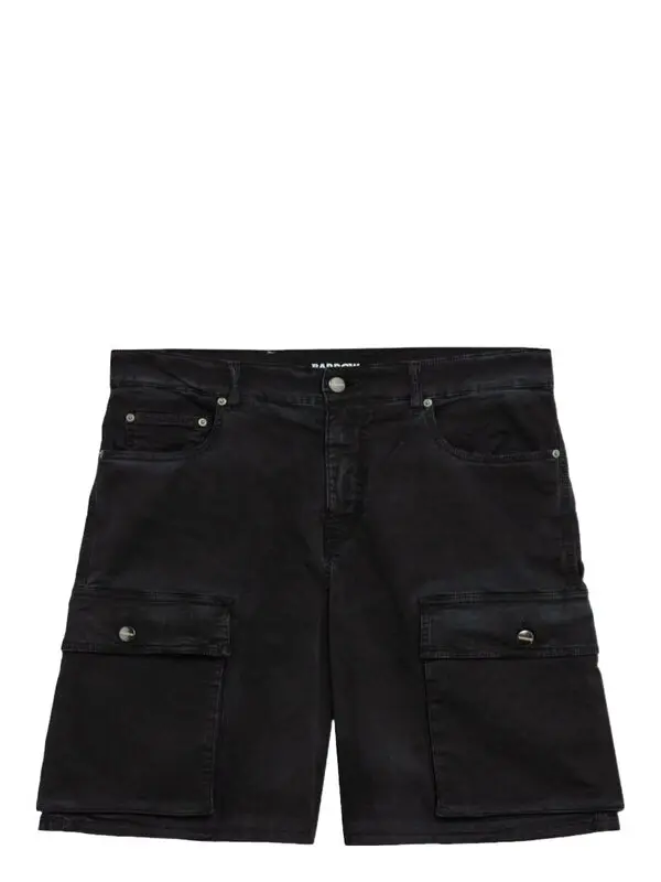 BARROW Knee-length Cargo Shorts - Black