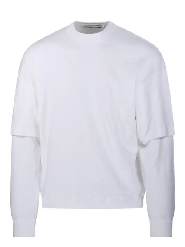 DARKPARK Troy Double-sleeved T-shirt - White