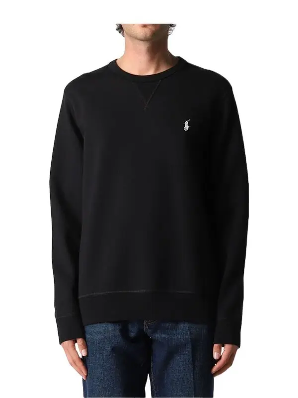 Polo Ralph Lauren Pony Embroidered Crewneck Sweatshirt - Black