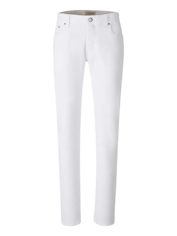 Jacob Cohen Belt Loop Jeans - White