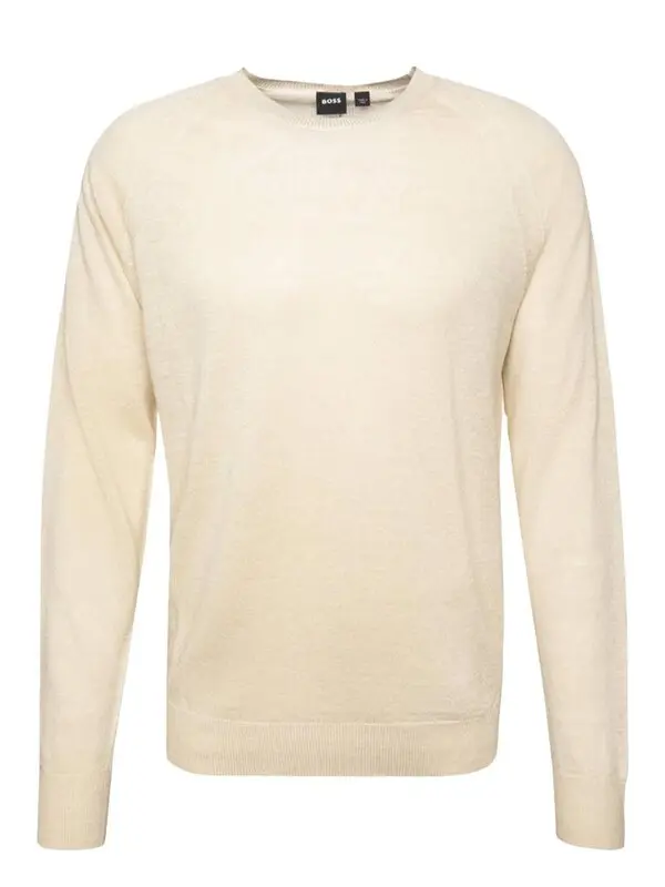 Hugo Boss Long-sleeved Knitted Sweater - Nude