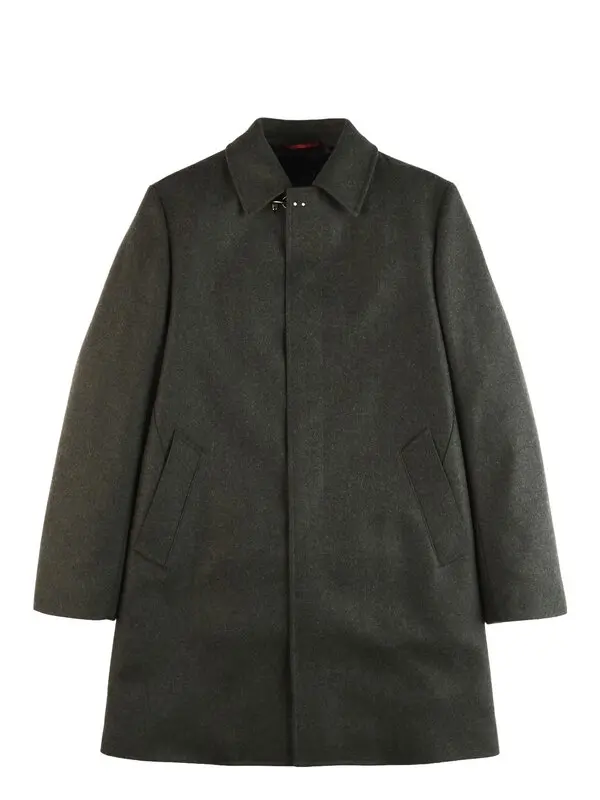 FAY Classic Overcoat - Black
