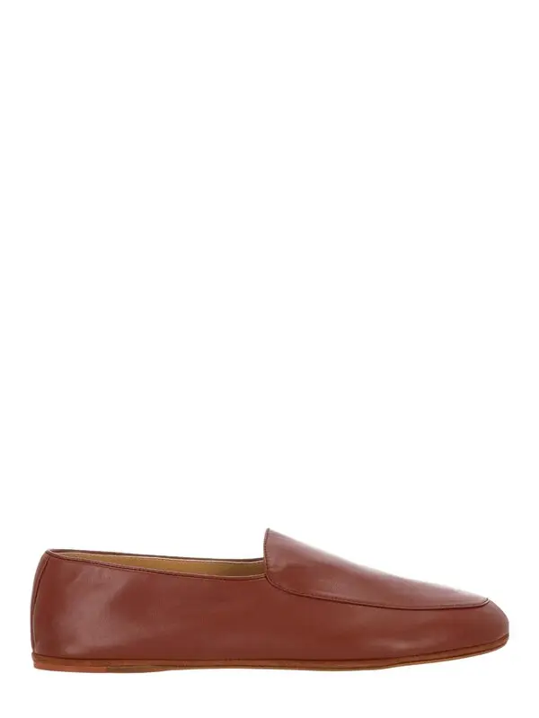 Loro Piana Anton Walk Slip-on Loafers - Brown