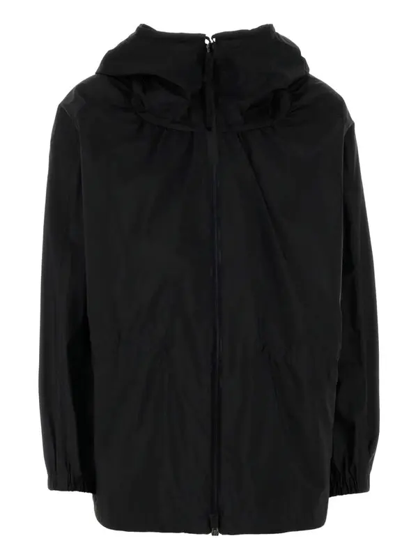 Herno Long Sleeved Hooded Parka - Black