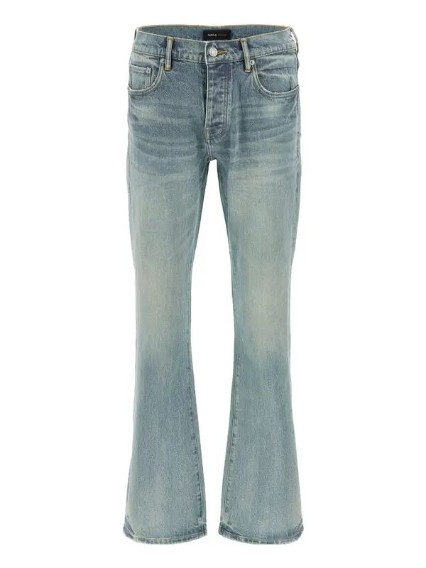 PURPLE BRAND Pinner Coated Vintage Denim Jeans - Ltindigo