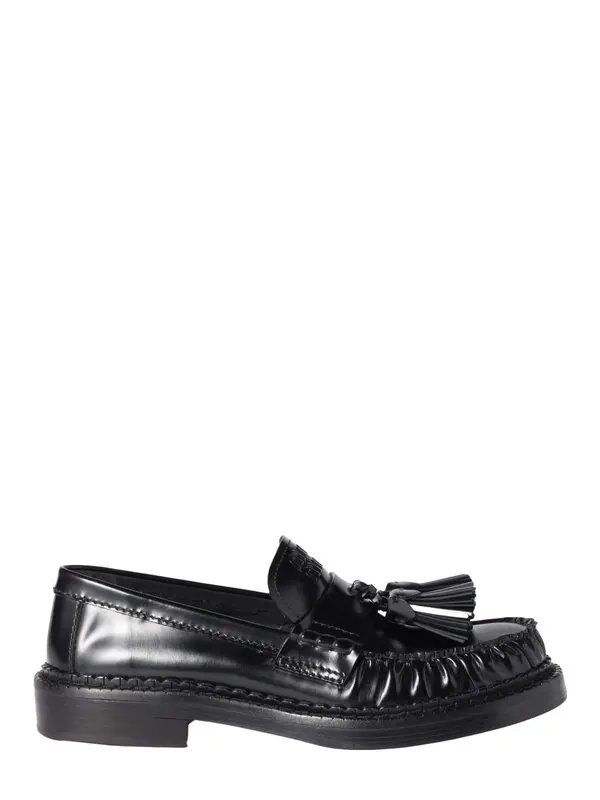 Miu Miu Tassel Detailed Loafers - Black