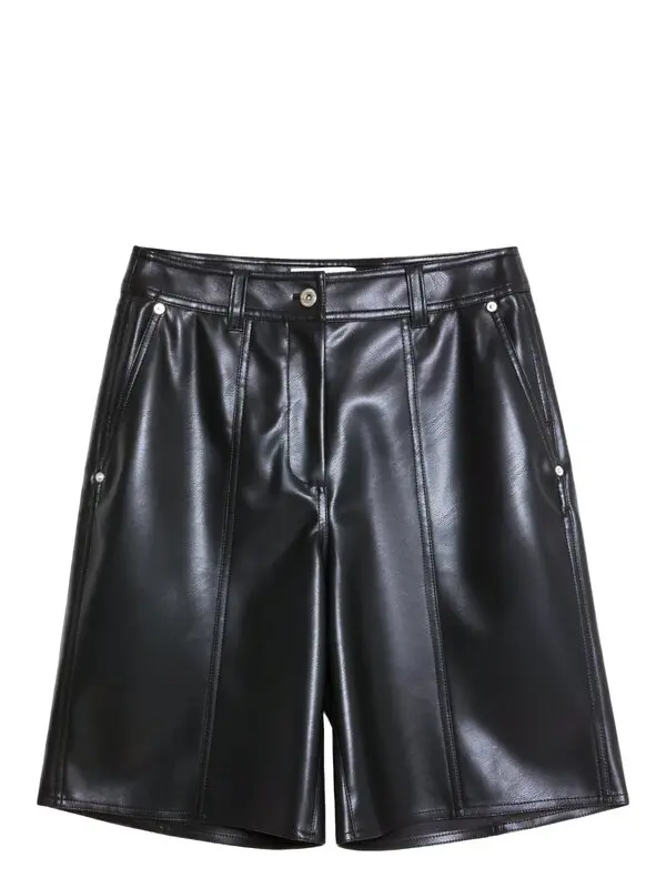 STAND STUDIO Belt Loop Shorts - Black