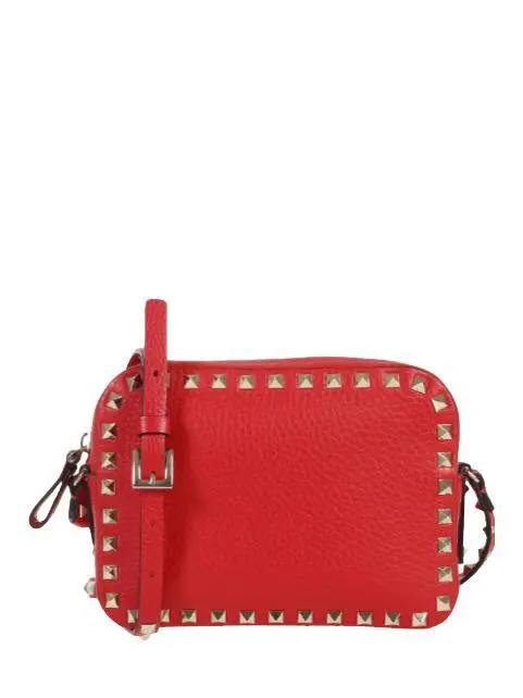 Valentino Garavani Rockstud Camera Shoulder Bag - Red