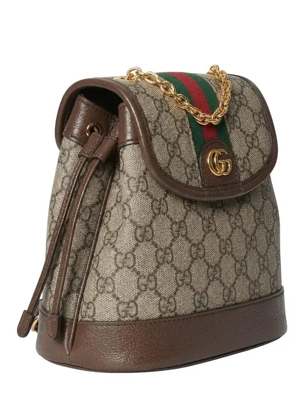 Gucci Ophidia Mini Backpack - Beige And Ebony