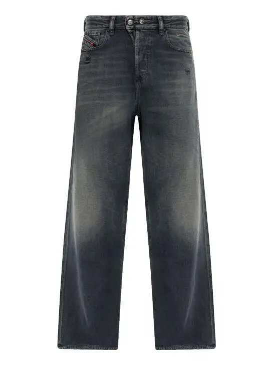 DIESEL® 1996 D-ssire Wide Leg Jeans - Black
