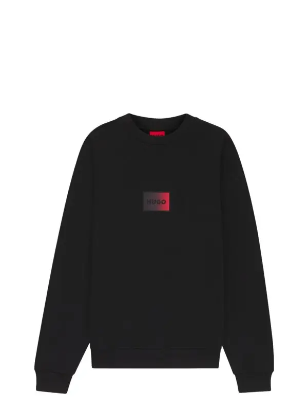 Hugo Boss Logo-appliqu Sweatshirt - Black