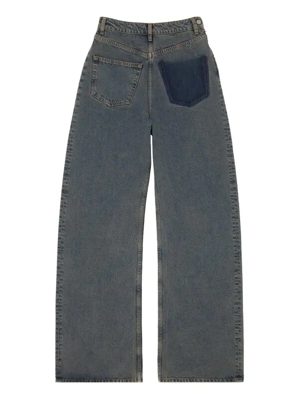 MAISON MARGIELA Back Panel Jeans - Light Grey