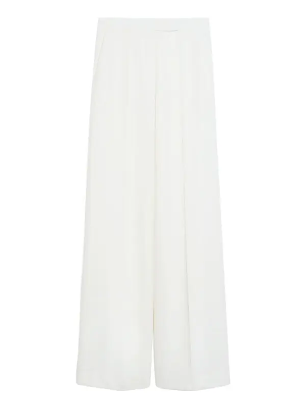 Max Mara Ninfa Wide-leg Trousers - White