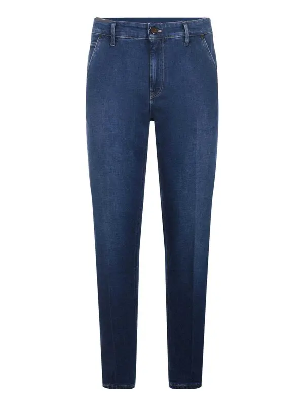 PT TORINO Straight-leg Jeans With French Pockets - Blue