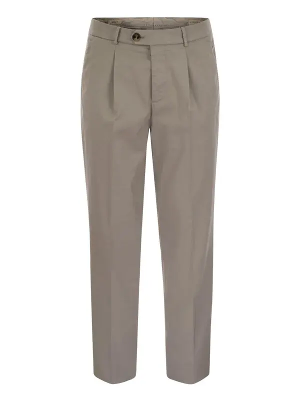 Brunello Cucinelli Pleated Tailored Trousers - Gray