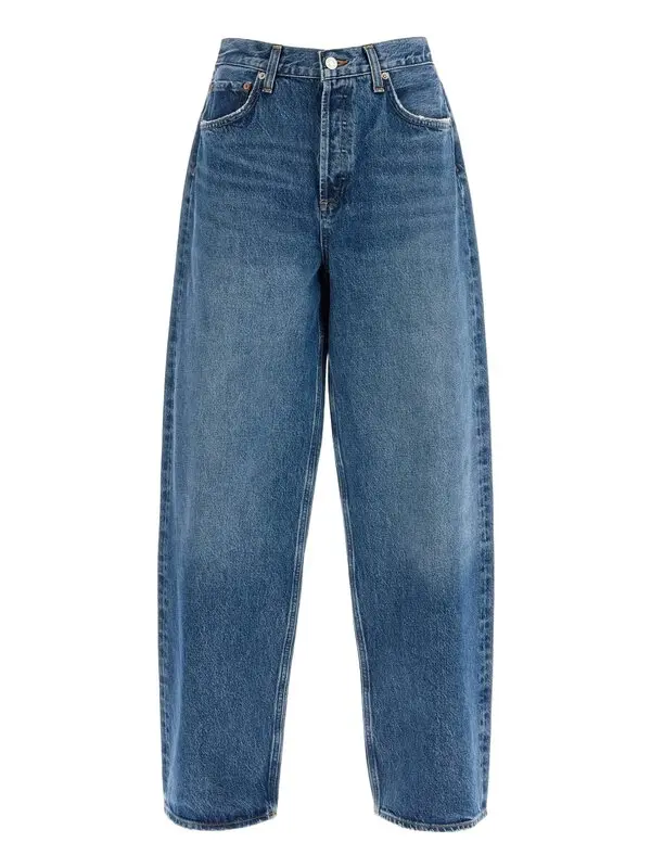 AGOLDE Distressed Low-slung Jeans - Blue