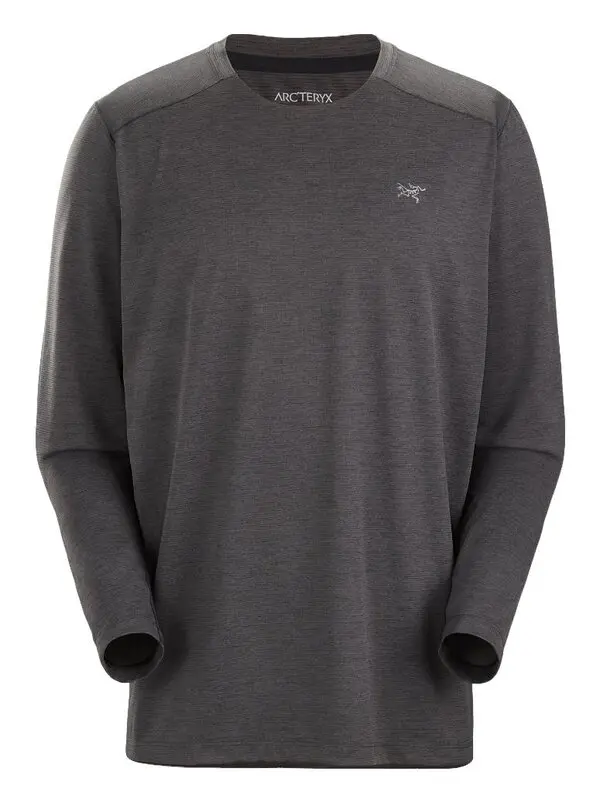 Arc'teryx Round Collar And Long-sleeved T-shirt - Black
