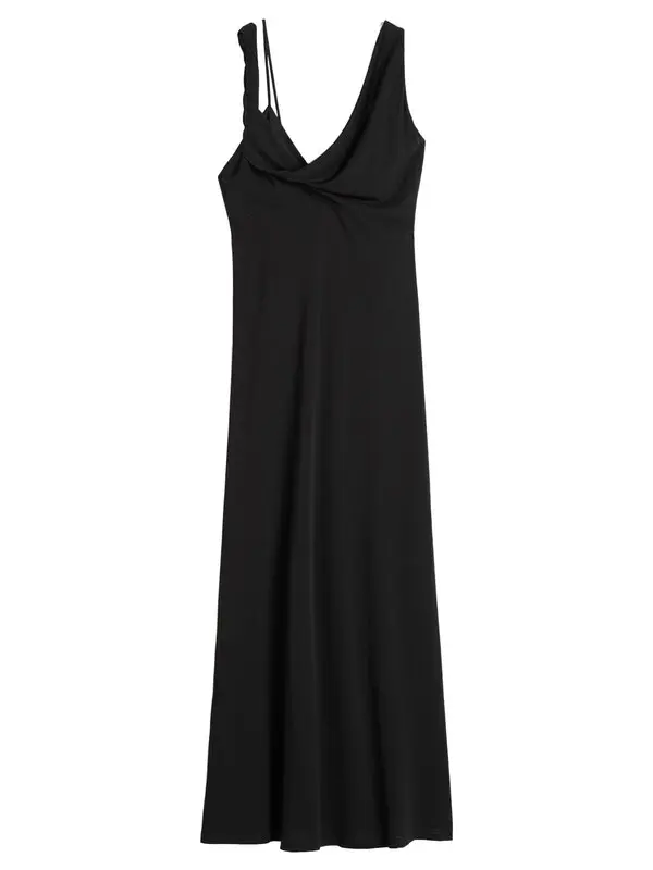 TOTEME Sleeveless Maxi Dress With Twisted Detailing - Black