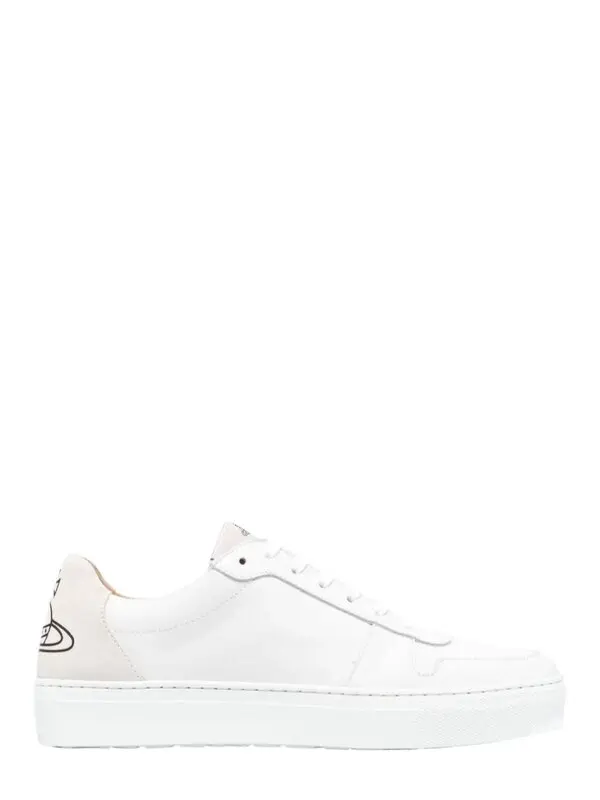 VIVIENNE WESTWOOD Orb-printed Low-top Sneakers - White