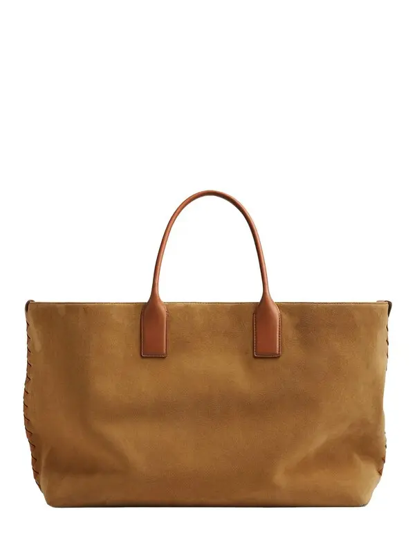 Bottega Veneta Large Cabat - Camel/light Wood