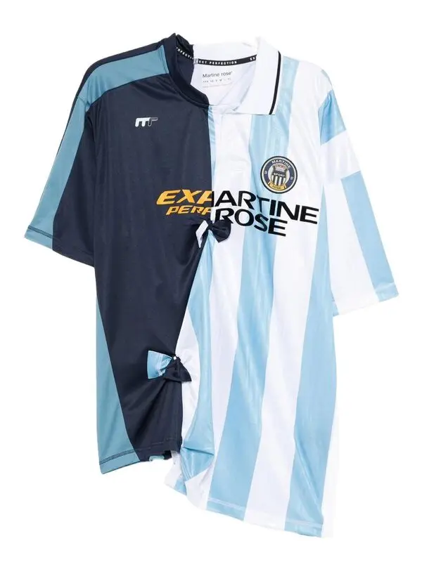 Martine Rose Collage Football Top With Lapel Collar - No