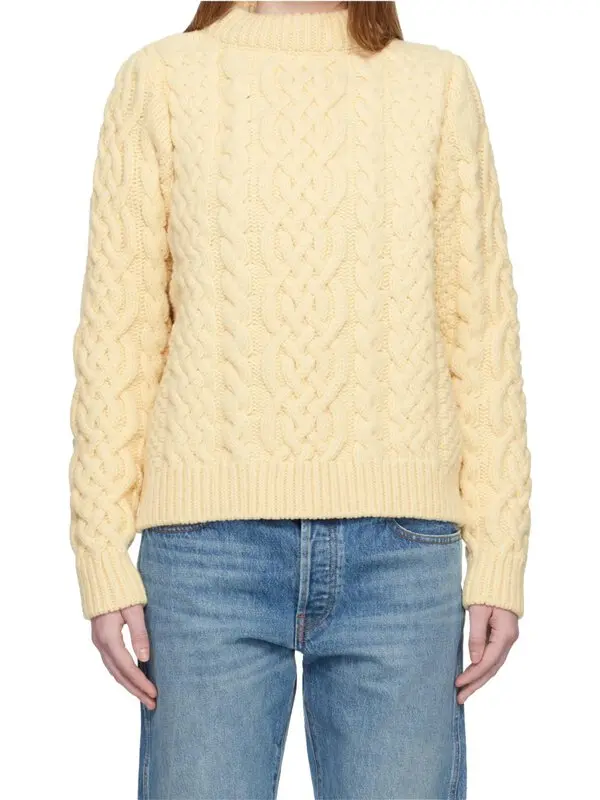 BASERANGE Ribbed Knit Turtleneck Sweater - Nude