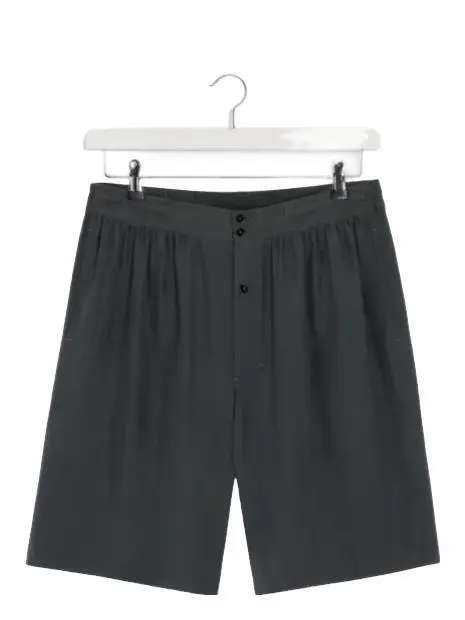 LEMAIRE Elasticated Waistband Shorts - Coal