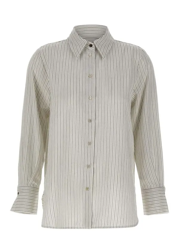 Marella Striped Shirt - Gray