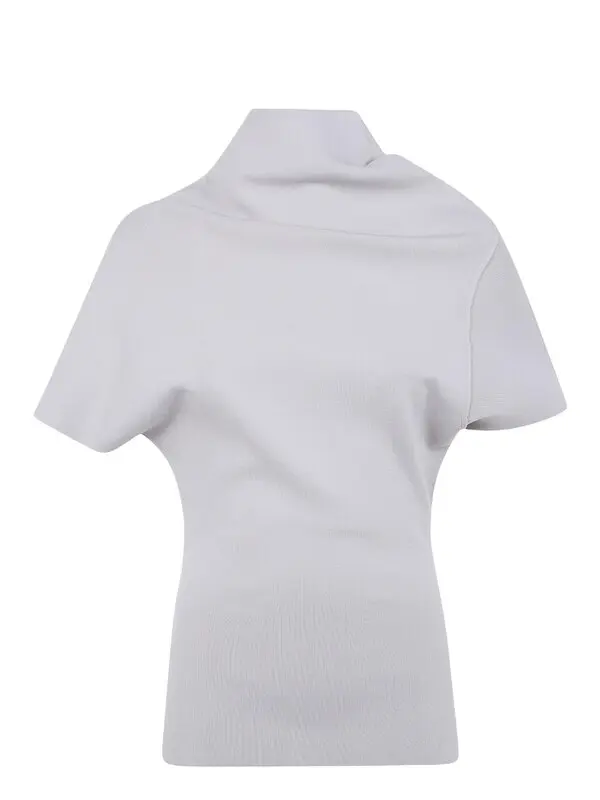 Rick Owens Collar Top - Pearl