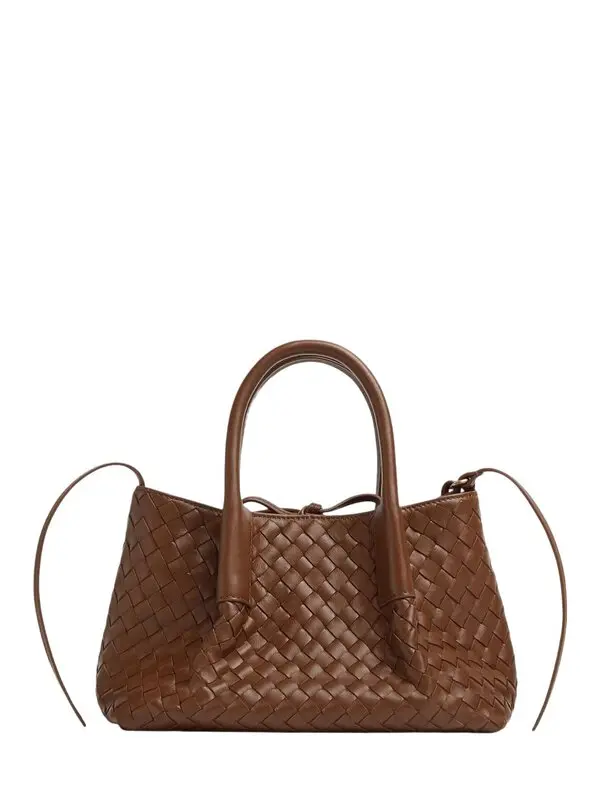 Bottega Veneta Small Pinacoteca Bag - Hazelnut/amber