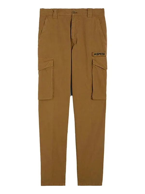 Aspesi Belt Loops Cargo Pants - Brown