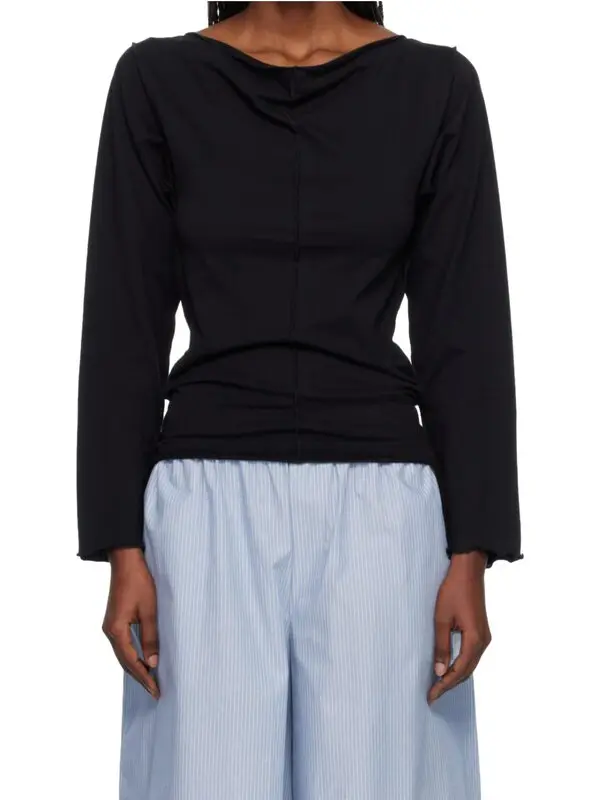 BASERANGE Daffa Long Sleeve Top - Black