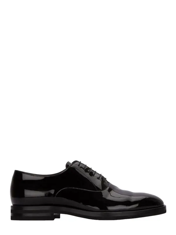 Brunello Cucinelli Almond Toe Oxford Shoes - Black