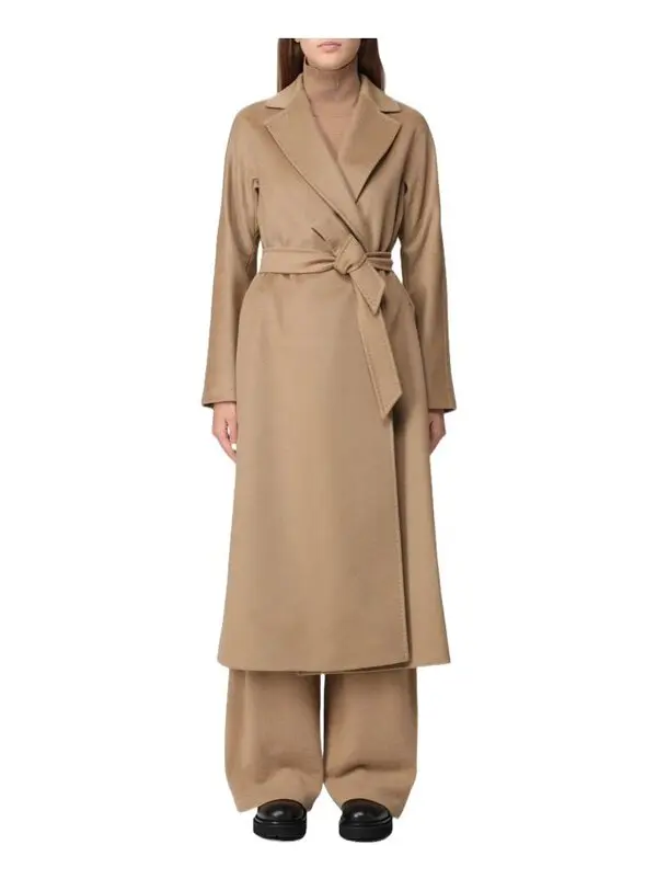 Max Mara Strap-up Coat - Nude
