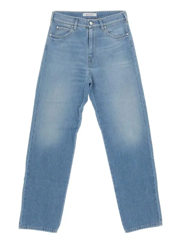Max Mara Belt-loop Jeans - Blue