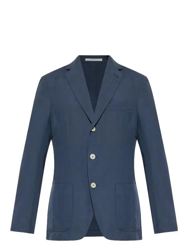 Eleventy Single-breasted Blazer - Navy