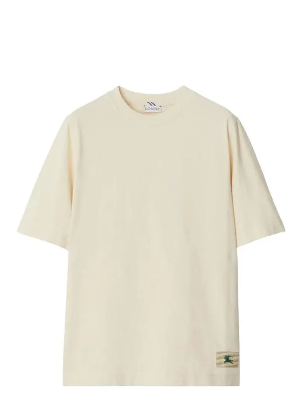 Burberry Logo Patch Crewneck T-shirt - Nude