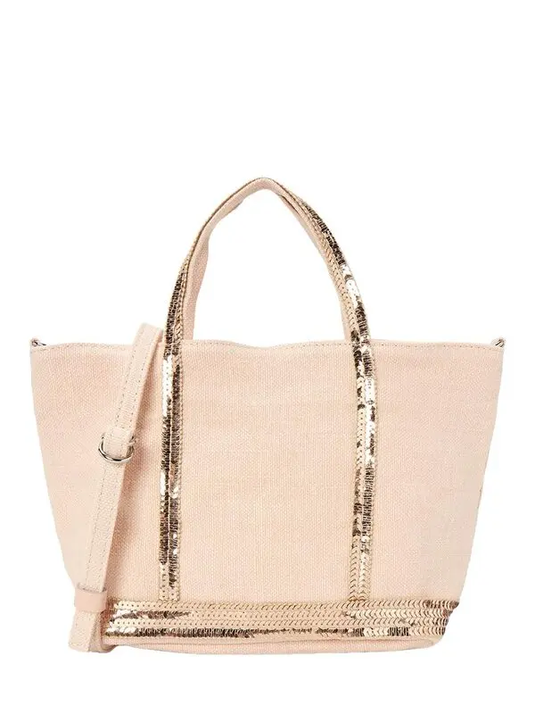 Vanessa Bruno Sequined Shoulder Bag - Nude