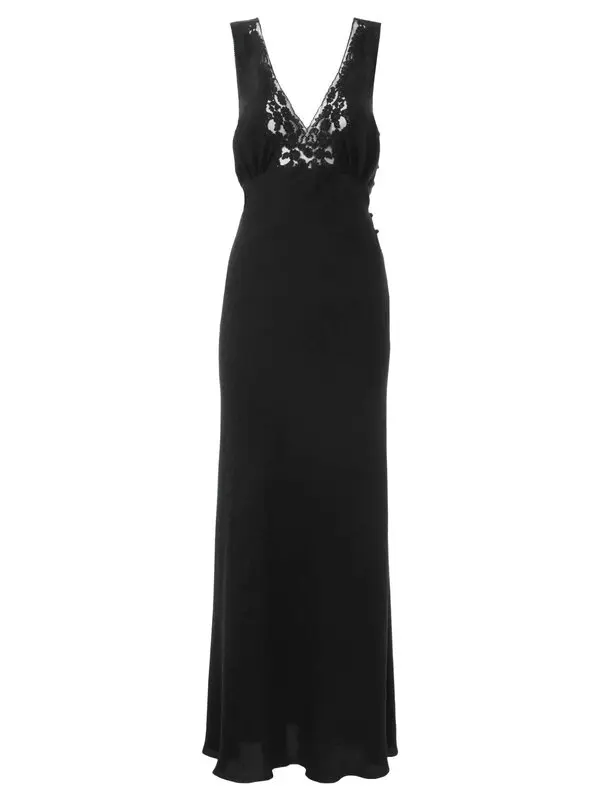 Chloé Sleeveless Column Dress - Black