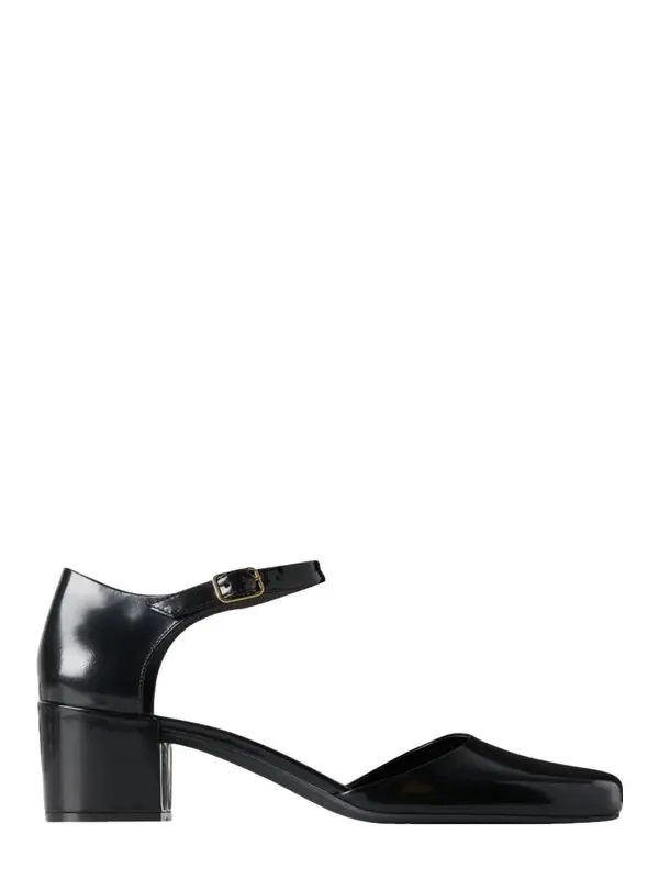 THE ROW Penelope Ankle Strap Pumps - Black