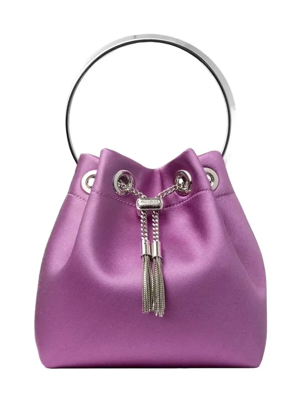 JIMMY CHOO Bon Bon Satin Handbag - Purple