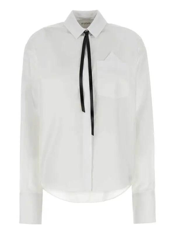 Sportmax Long Sleeved Shirt - Optical White