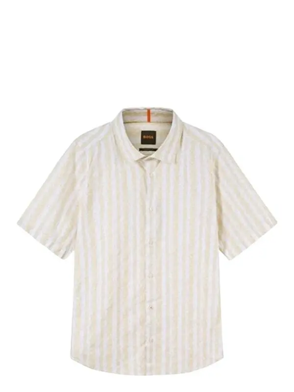 Hugo Boss Orange Series Short-sleeved Shirts - White