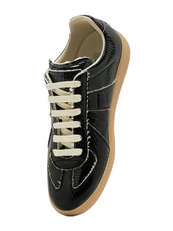 MAISON MARGIELA Replica Lace-up Sneakers - Black