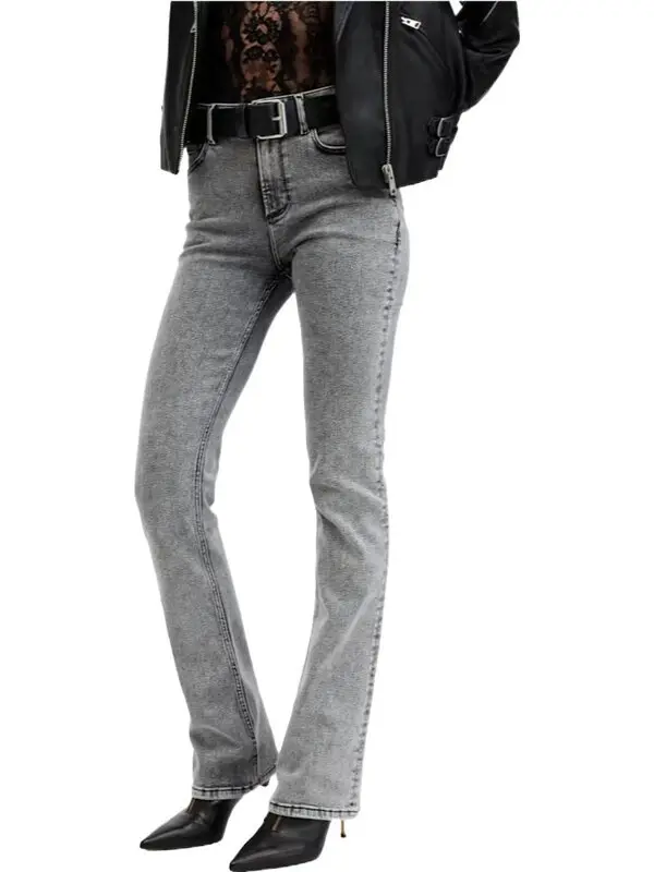 ALLSAINTS Haldan Bootcut Jeans - Gray
