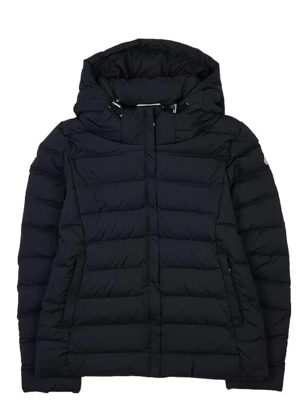 Pyrenex Quilted Hooded Down Jacket - Black