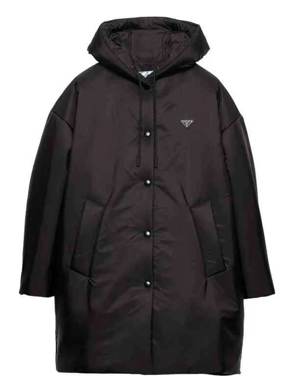 Prada Re-nylon Lightweight Raincoat - Black
