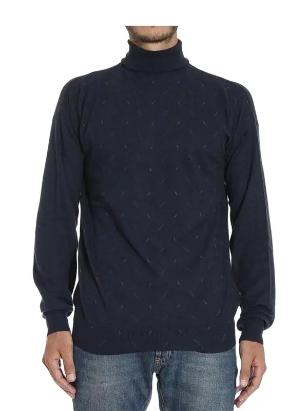 Emporio Armani High-necked Pullover - Black