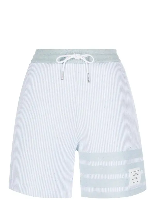 Thom Browne 4-bar Track Shorts - Light Blue